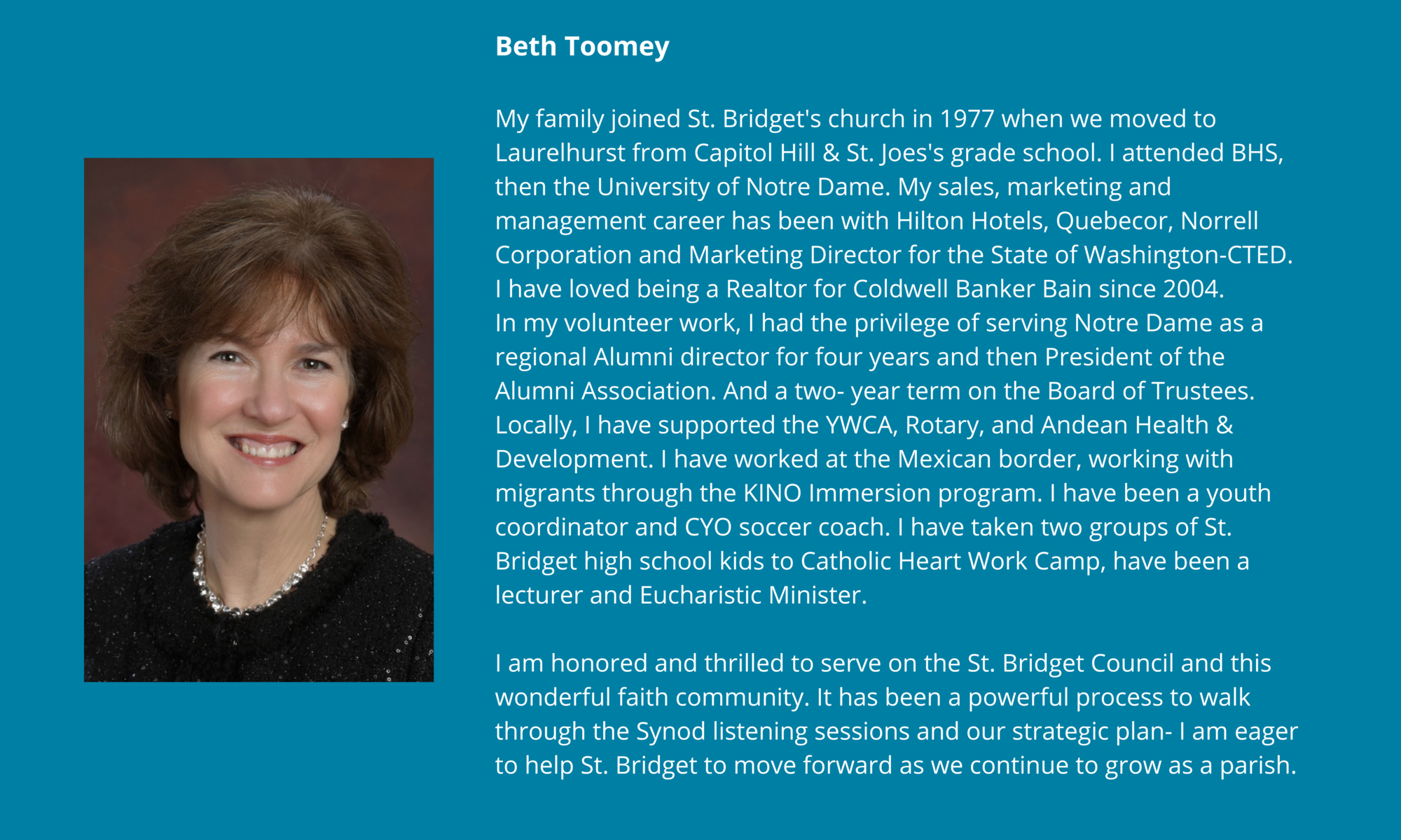 Pastoral Council - St. Bridget Church - Seattle, WA